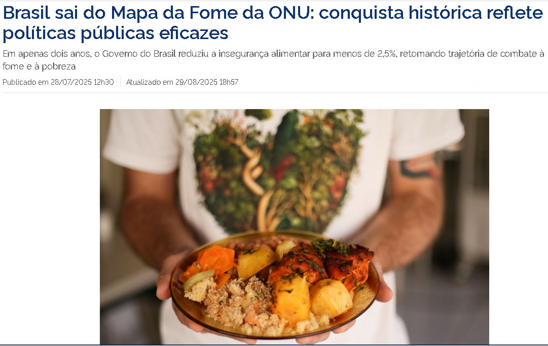 O BRASIL E O MAPA DA FOME - Joao de Freitas